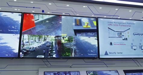 Wall In The Exhibition Hall With Cctv Cameras Stock Video Video Of Video Camera 294260771