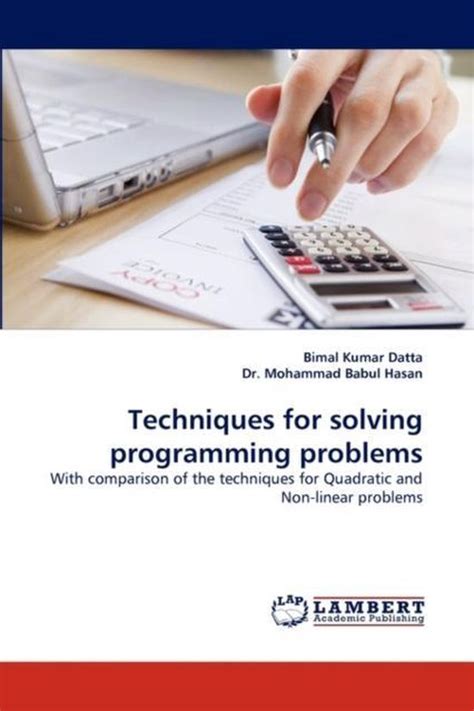 Techniques For Solving Programming Problems 9783838383903 Bimal