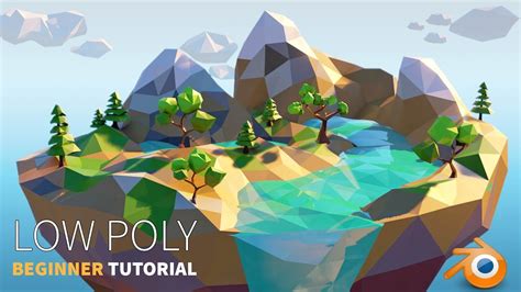 Low Poly Island Beginner Blender 28 Tutorial Youtube