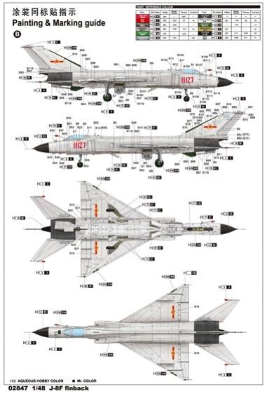 J 8f Finback Chinese Fighter By Trumpeter Models