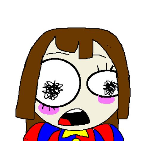 Pixilart Pomni Without Hat By Amon Sus