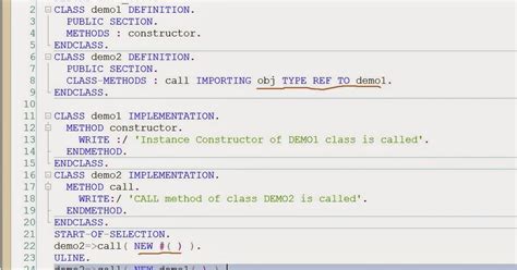 Techsap Passing Object Reference To A Method By Using New Instance
