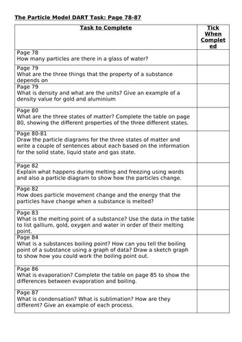 Ks3 Chemistry Particle Theory Lesson Presentation And Resources Teaching Resources