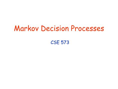 Ppt Markov Decision Processes Powerpoint Presentation Free Download