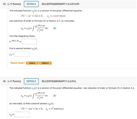 solved 15 [ 1 points] zilldiffeqmodap11 4 2 013 ep the