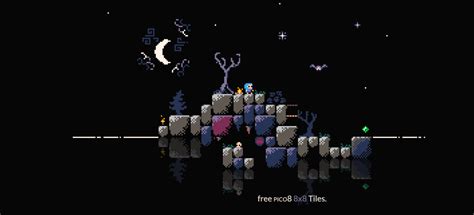 Free Pico 8 Pixelart Tiles By Sam