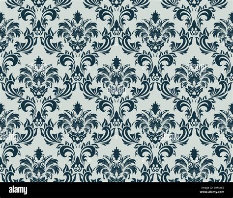 Seamless Damask Pattern Stock Vector Image Art Alamy