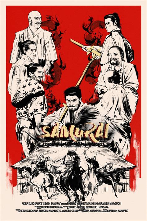 Seven Samurai Akira Kurosawa 1954 Japanese Cinema Masterpiece Movie
