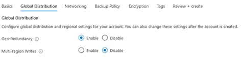 Configure Azure Cosmos Db Continuous Backups