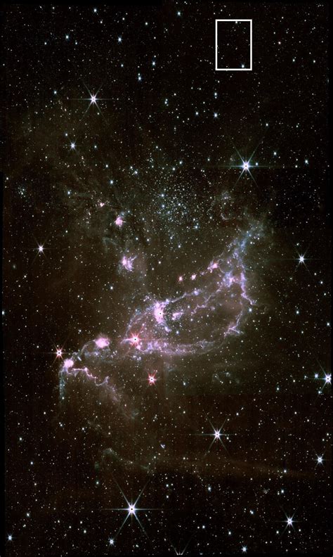 Is This An Einstein Ring This Area Is Cropped Out In Nasas Official Release Image Of Ngc 346