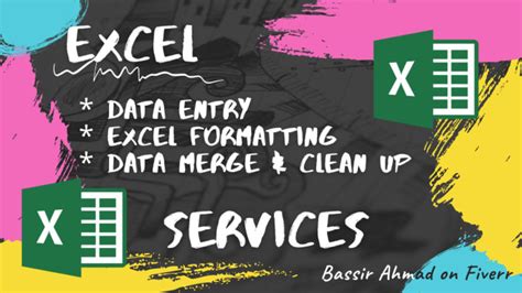 Do Excel Formatting Data Entry Data Merge And Clean Up By Bassir Ahmad Fiverr