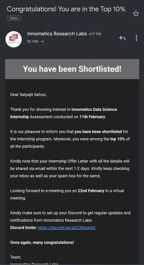 satyajit sahoo on linkedin datascience internship opportunity