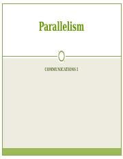 Developing Parallelism Techniques For Balanced Writing Improve Course Hero