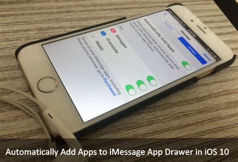 Add Apps To Imessage App Drawer On Iphone Not Home Screen