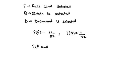 solved consider the experiment of randomly selecting one card from a