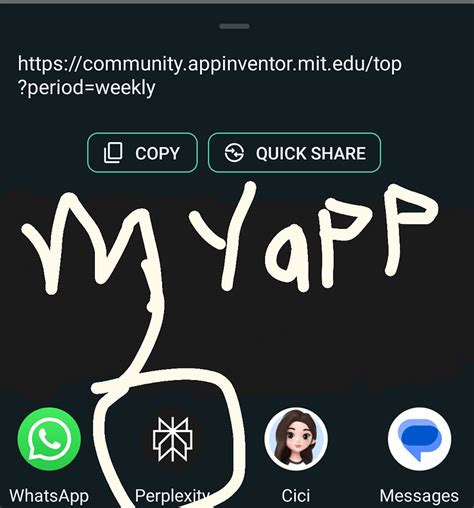 How Do I Share To An Appinventor App Mit App Inventor Help Mit App