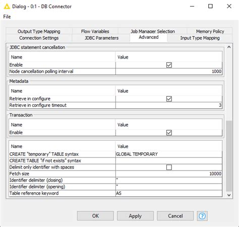 Knime Database Extension Guide