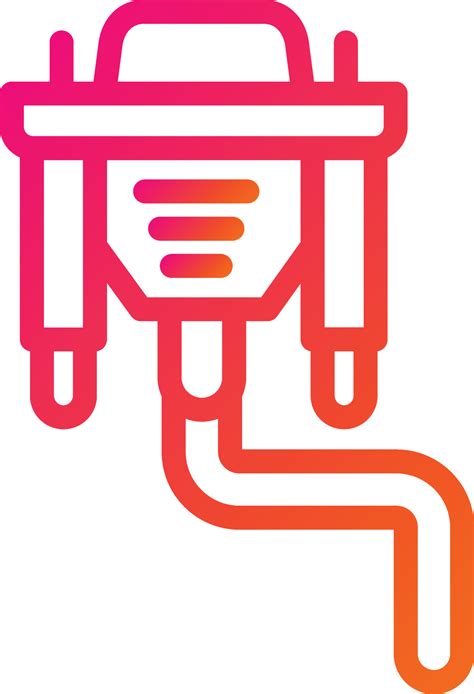 Vga Cable Vector Icon Design Illustration 21688260 Vector Art At Vecteezy