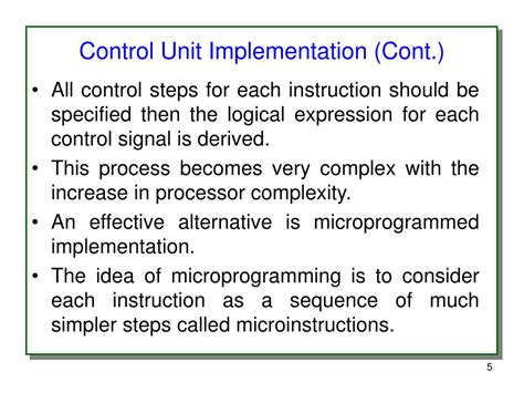 Ppt Control Unit Operation And Microprogramming Chap 16 And 17 Of Coanda Dr Farag Powerpoint