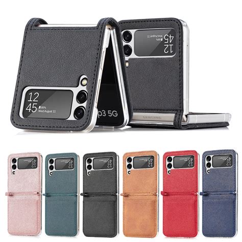 Casing For Samsung Galaxy Z Flip 1 2 3 Phone Case Solid Color Mobile