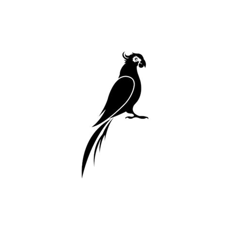 Premium Vector Parrot Icon Vector Illustration Design