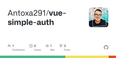 github antoxa291 vue simple auth