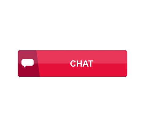 Premium Vector Chat Button