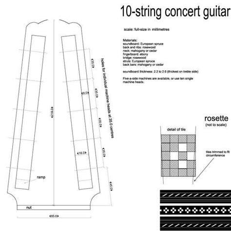 Classical Guitar Schematics