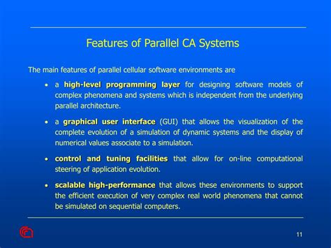 ppt parallel cellular environments to enable scientists to solve