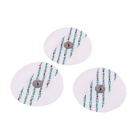 Yadun 10pcs Ecg Ekg Electrode Patch Medical Disposable Ecg Accessories