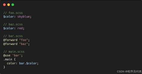 Sass进阶之路：forward 的可见性控制与变量覆盖two Forwarded Modules Both Define A