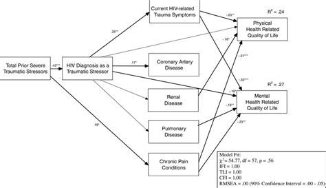 Path Analysis Examining Final Model Including Hypothesized Pathways