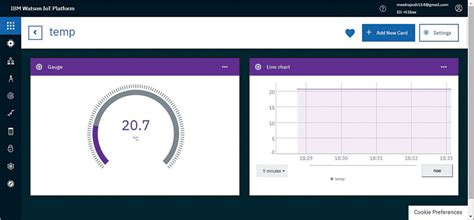 monitor live temperature using ibm bluemix and nxp lpc1768