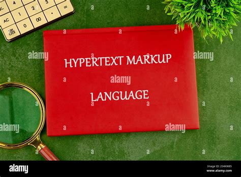 Illustration Showcases Key Components Of Hypertext Markup Language Used
