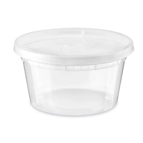 Ecosystems Polypropylene Round Deli Container And Lid Combo Pack