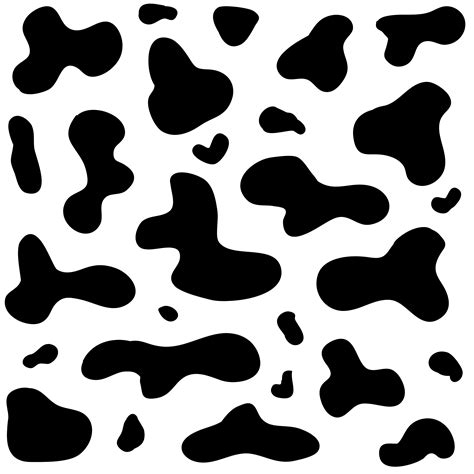 Cow Print Background Svg