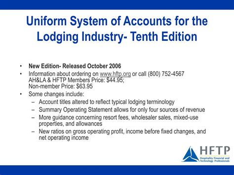 Ppt Hftp Your Source For Hospitality Finance And Technology Resources