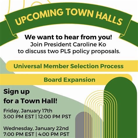 We Invite All Phi Lambda Sigma Members To Attend A Virtual Town Hall To