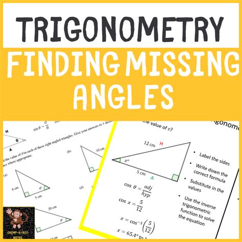 Learn Trigonometry To Find Missing Angles In A Right Angled Triangle