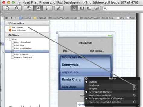 Ios How Do I Show The Placeholder Window In Xcode Stack Overflow