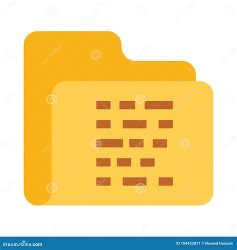 Folder Coding Color Vector Icon Stock Illustration Illustration Of