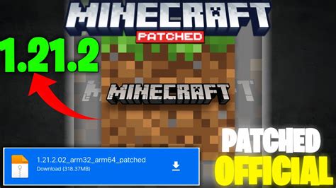 Minecraft Patched Official MCPE PATCHED YouTube