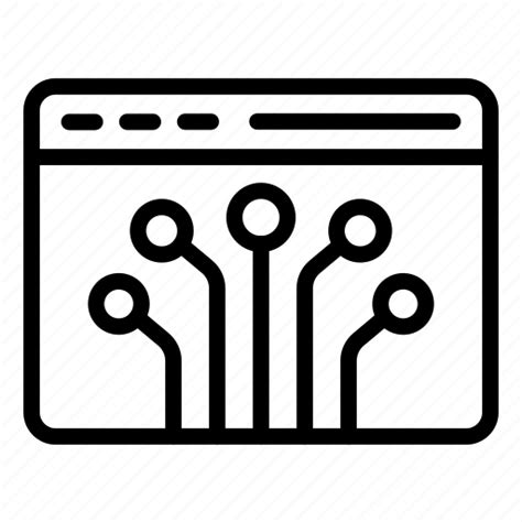 Node Connector Networking Social Media Browser Icon Download On