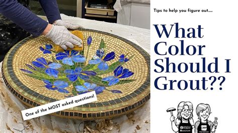 Selecting A Grout Color For Your Mosaic Art Mosaic Art Glass Mosaic Art Grouting Mosaics