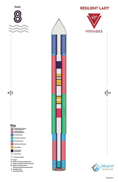 Resilient Lady Deck Plan A Comprehensive Deck By Deck Tour Magical