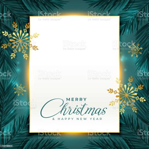 메리 크리스타와 황금빛 눈송이 디자인의 새로운 이브 인사말 카드 12월에 대한 스톡 벡터 아트 및 기타 이미지 12월 12월 31일 가문비나무 Istock