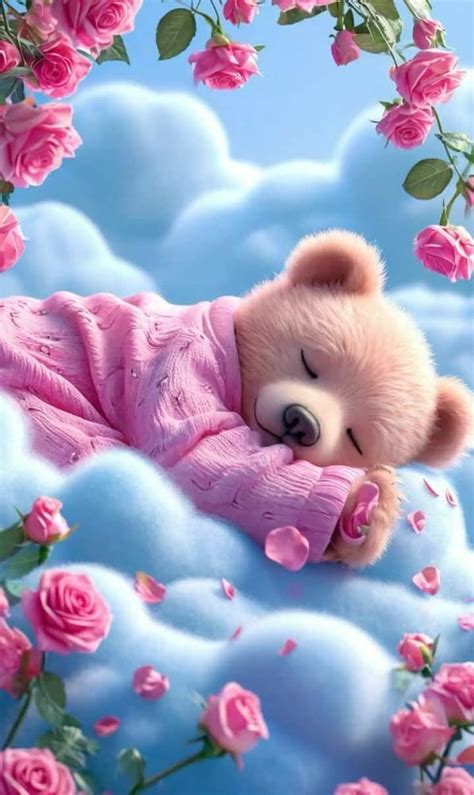 Pin By Simone Leclercq On Goodnight Teddy Bear Wallpaper Cute Mobile