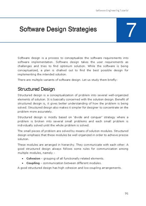 software engineering tutorial 62 65 software design is a process to