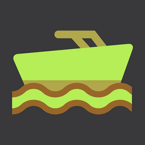 배경 기호 벡터에 선박 아이콘 평면 그림 Ai Eps Uidownload