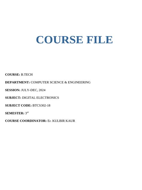 course file digital pdf c class computer programming